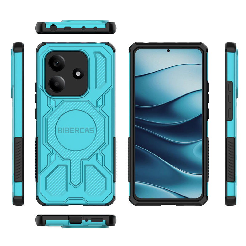 Подходит для Redmi Note 14 5G / Редми Нот 14 5G Чехол для смартфона, подставка, soft touch,360° Полная защита, кобура, поликарбонат (PC), защита камеры, ударопрочный, усиленные углы, Xiaomi, green