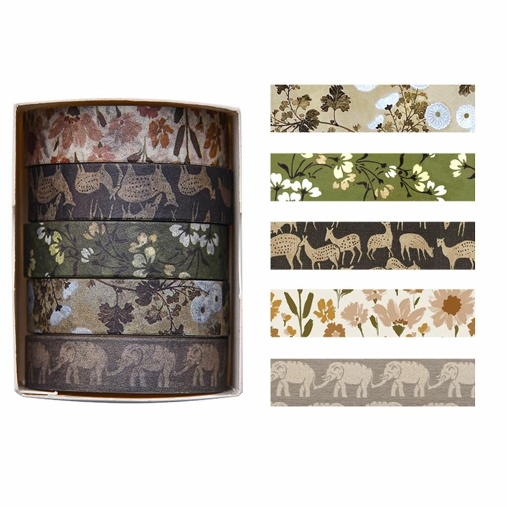 1 коробка наклеек для коллажей "Сделай сам" из серии "Цитаты Мори" ручной работы-5