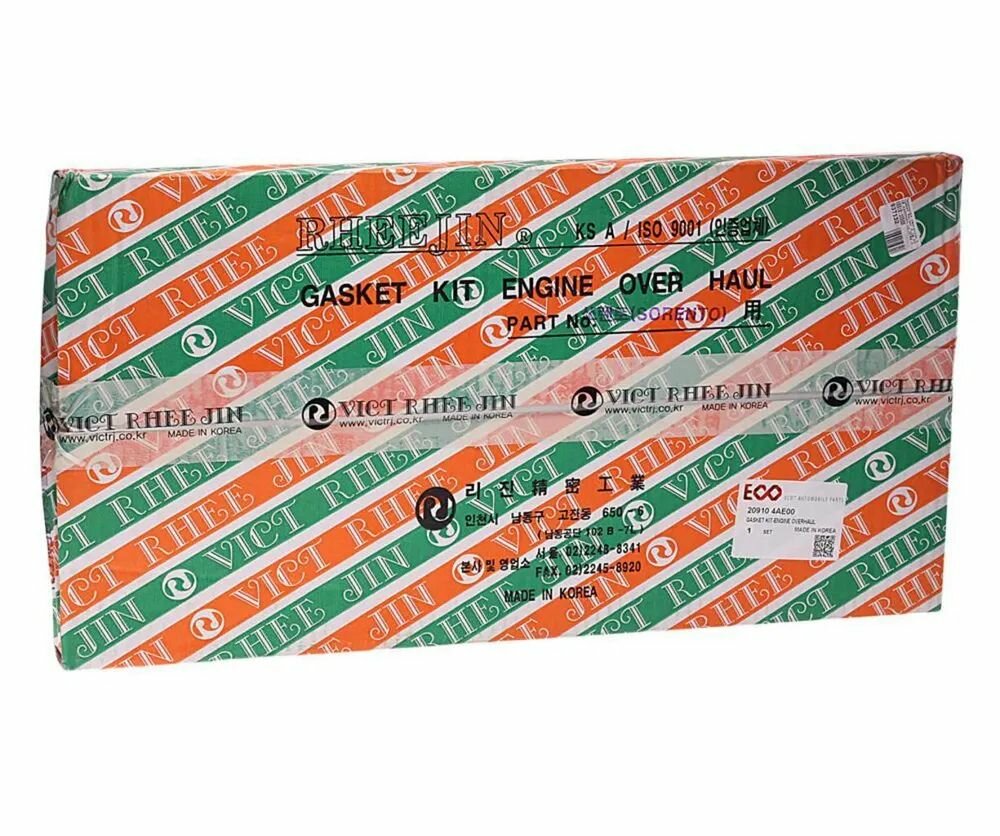 Прокладка двигателя hyundai porter 2 дв. d4cb комплект RHEEJIN