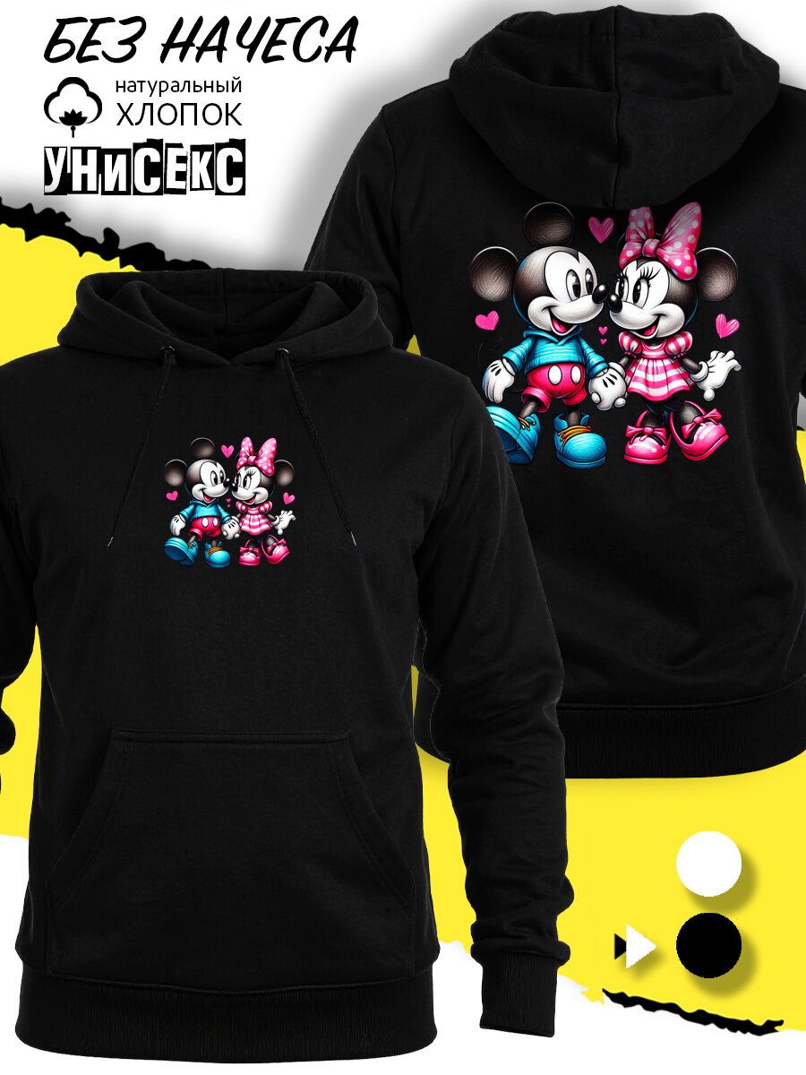 Худи Толстовка свитшот Микки Минни Маус Mickey Mouse