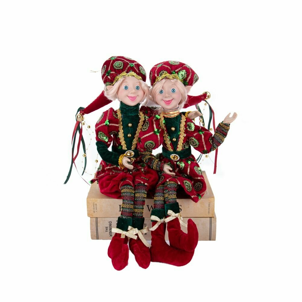 Набор елочных украшений Мягкая игрушка, Сказочный персонаж 2 шт.