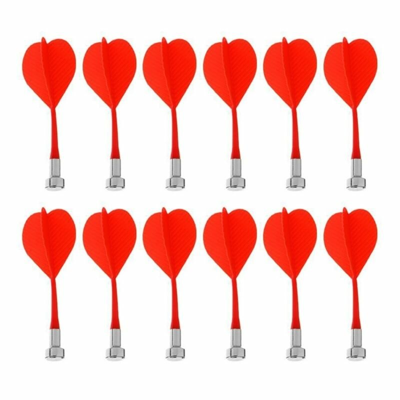 12 палочек, магнитные дротики-красный