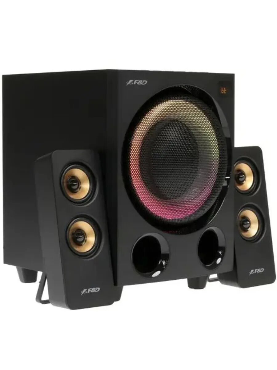 Колонки F770X черный - 2.1, 58 Вт