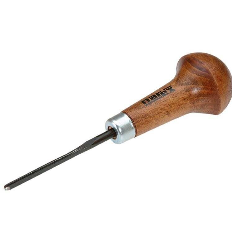 Резец для резьбы по дереву и линолеуму полукруглый 1х70 мм NAREX 823200