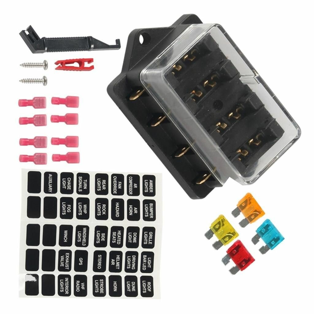Многоканальный блок предохранителей для модификации автомобиля с пакетом аксессуаров 4p