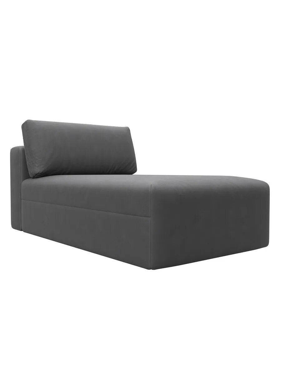 Модуль канапе из модульного набора Лего, с ящиком для белья, замша