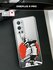 Чехол на OnePlus 9 Pro / ВанПлас 9 Про с принтом "Самурай с катаной", прозрачный