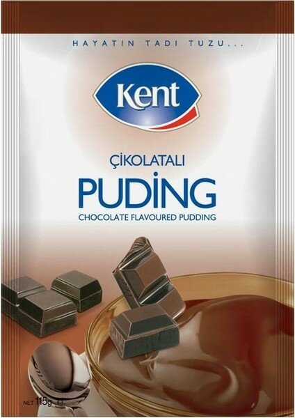 Пудинг шоколадный (смесь для приготовления десерта), "Kent", Chocolate Flavored Pudding, 115гр. Турция