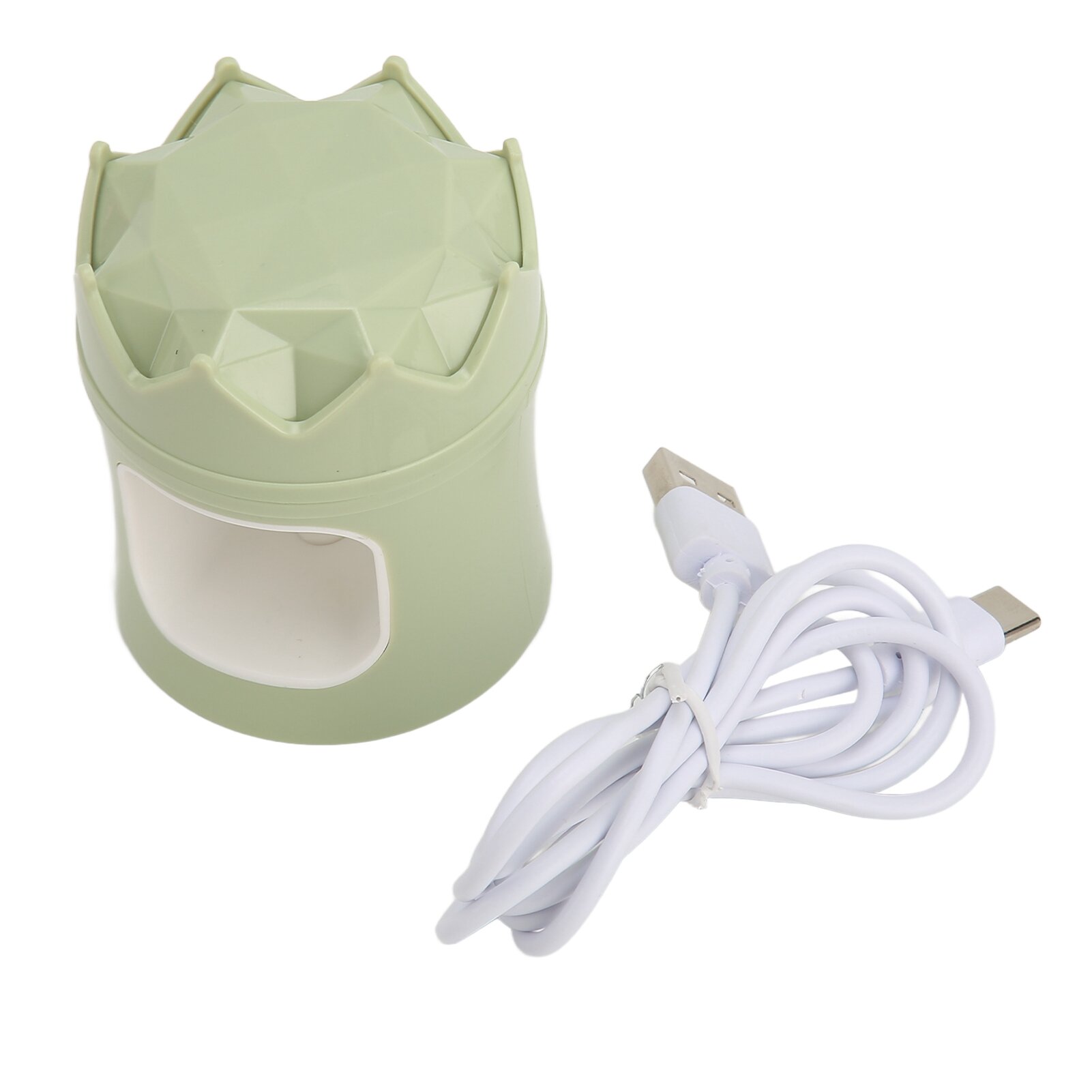 Мини-лампа для сушки геля для ногтей, 6 шт, мягкое освещение, портативная сушилка для геля для ногтей, зелёная