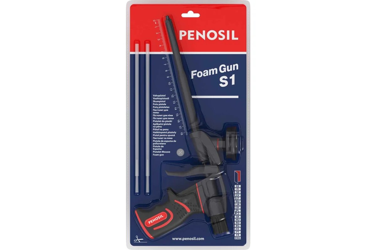 Penosil foam gun S1 EP0070 - пистолет для монтажной пены с точной подачей в работе
