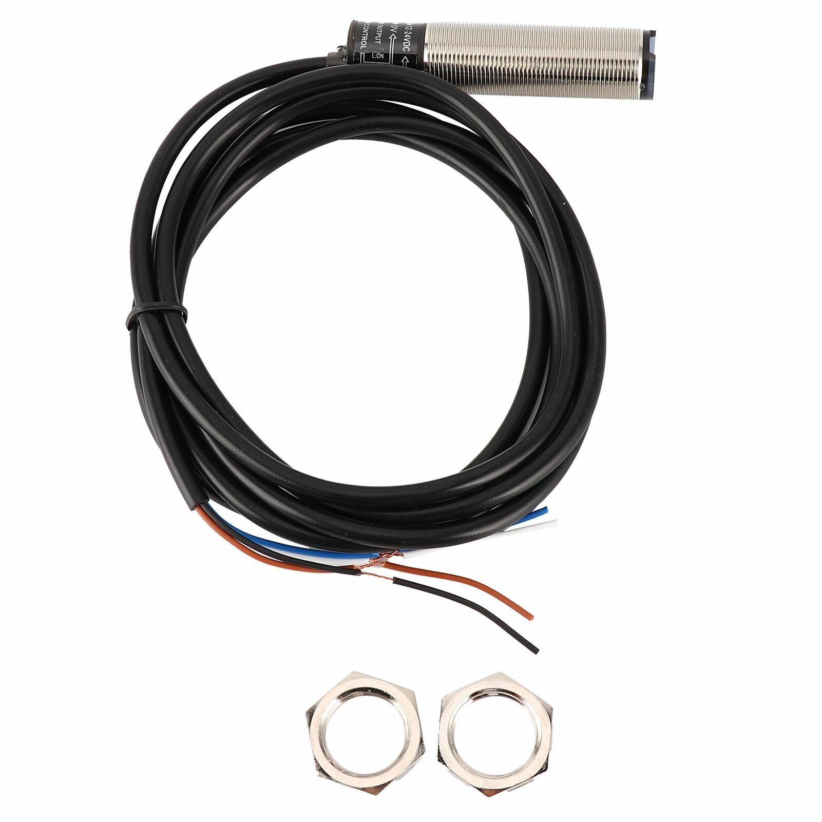 Фотоэлектрический переключатель BERM Датчик диффузного отражения Цилиндрический 4-проводной контроль мощности 12 24 В постоянного токаBR400-DDT