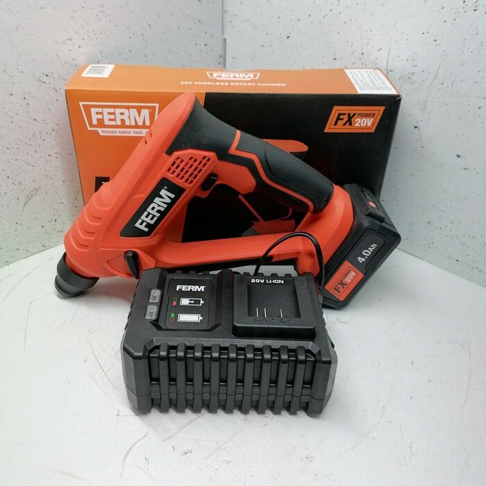 Перфоратор Ferm HDM1052 + АКБ 4 Ач