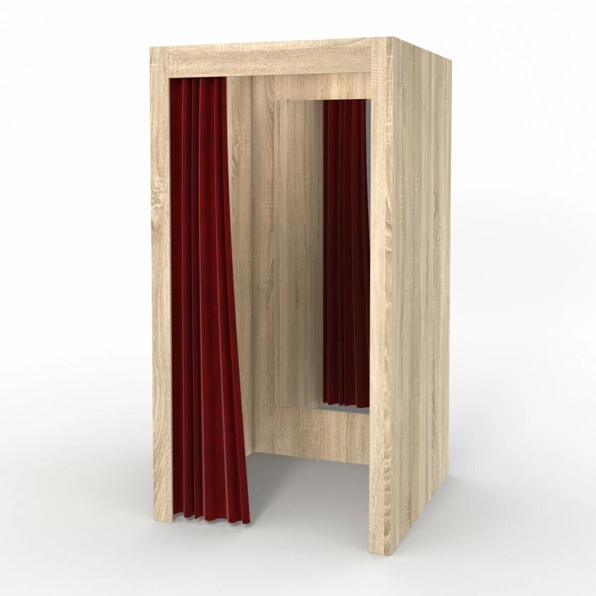 Примерочная кабина Акро Групп мебель Дуб Сонома, 205x122x120см,