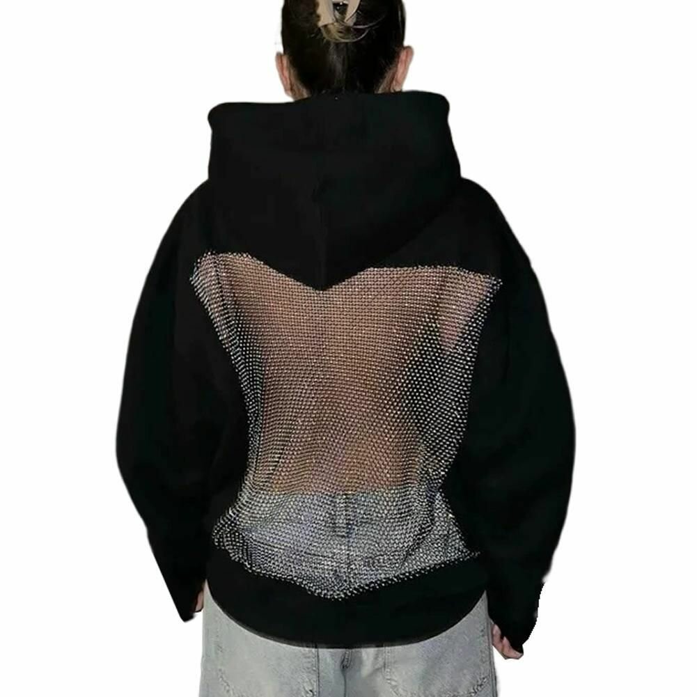 Худи с открытой спиной