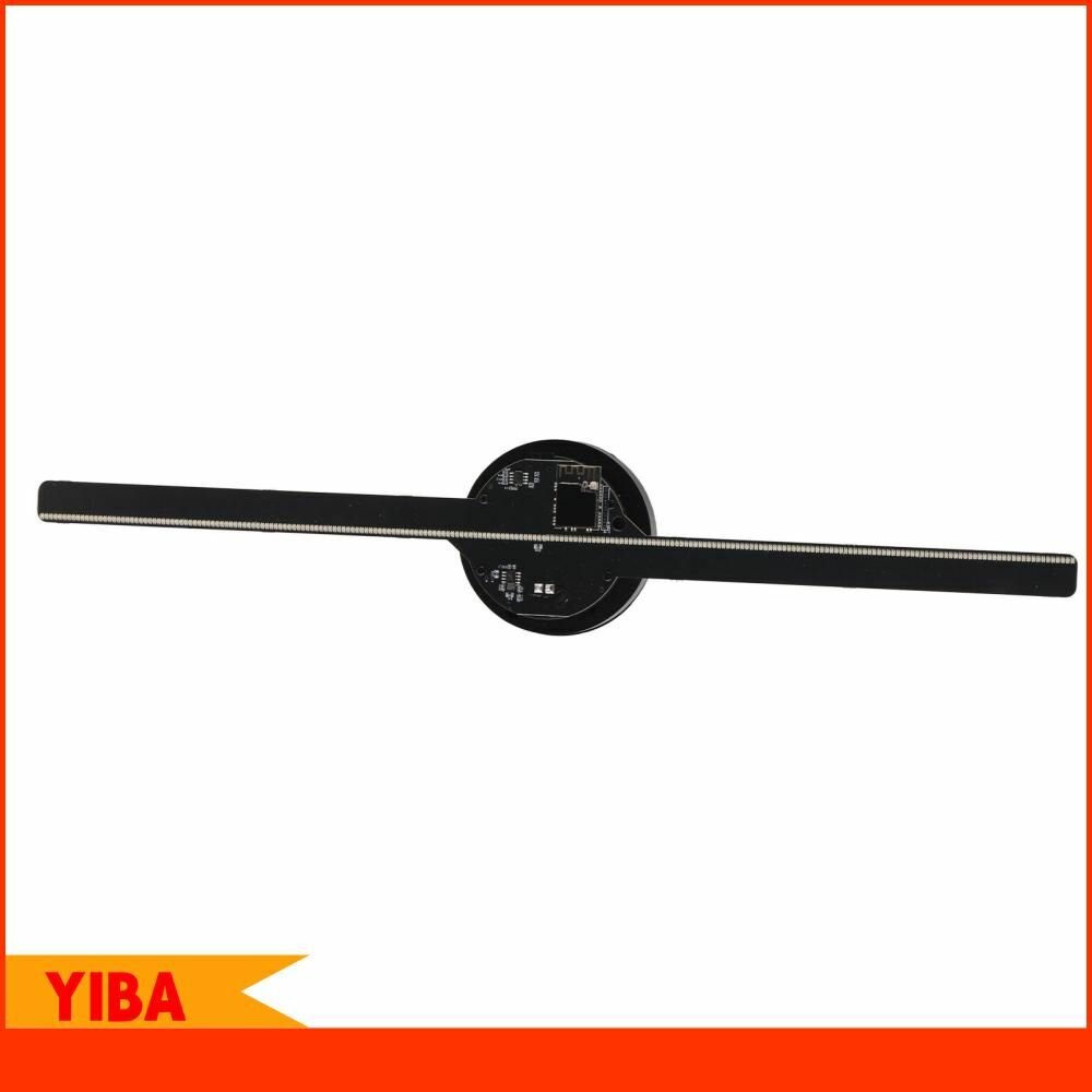 3D голографический вентилятор-дисплей 42 см 2-лопастной LED проектор Разрешение 800 480 224 светодиода WiFi/APP управлен Европейский