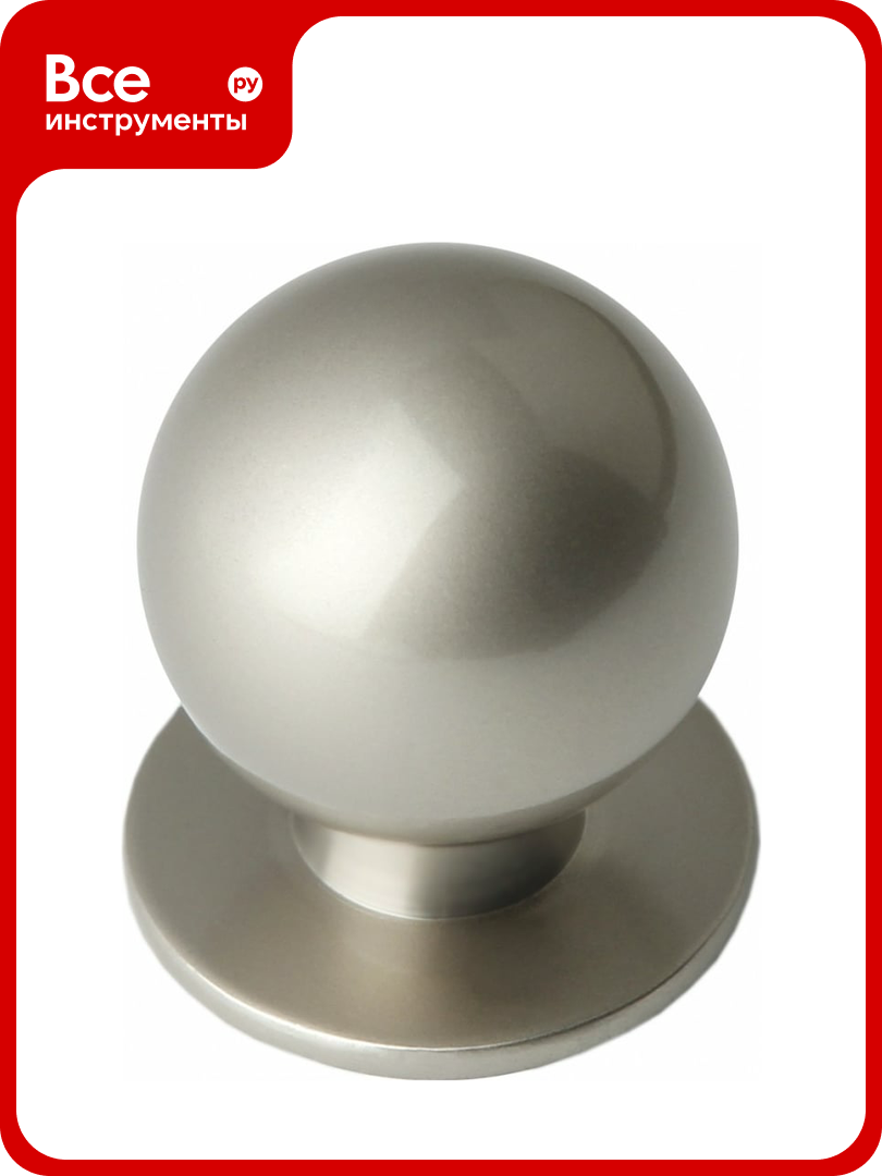 Ручка-кнопка Tech-Krep/Zitar Классик 6-001-17 мат никель 1 шт. 148756