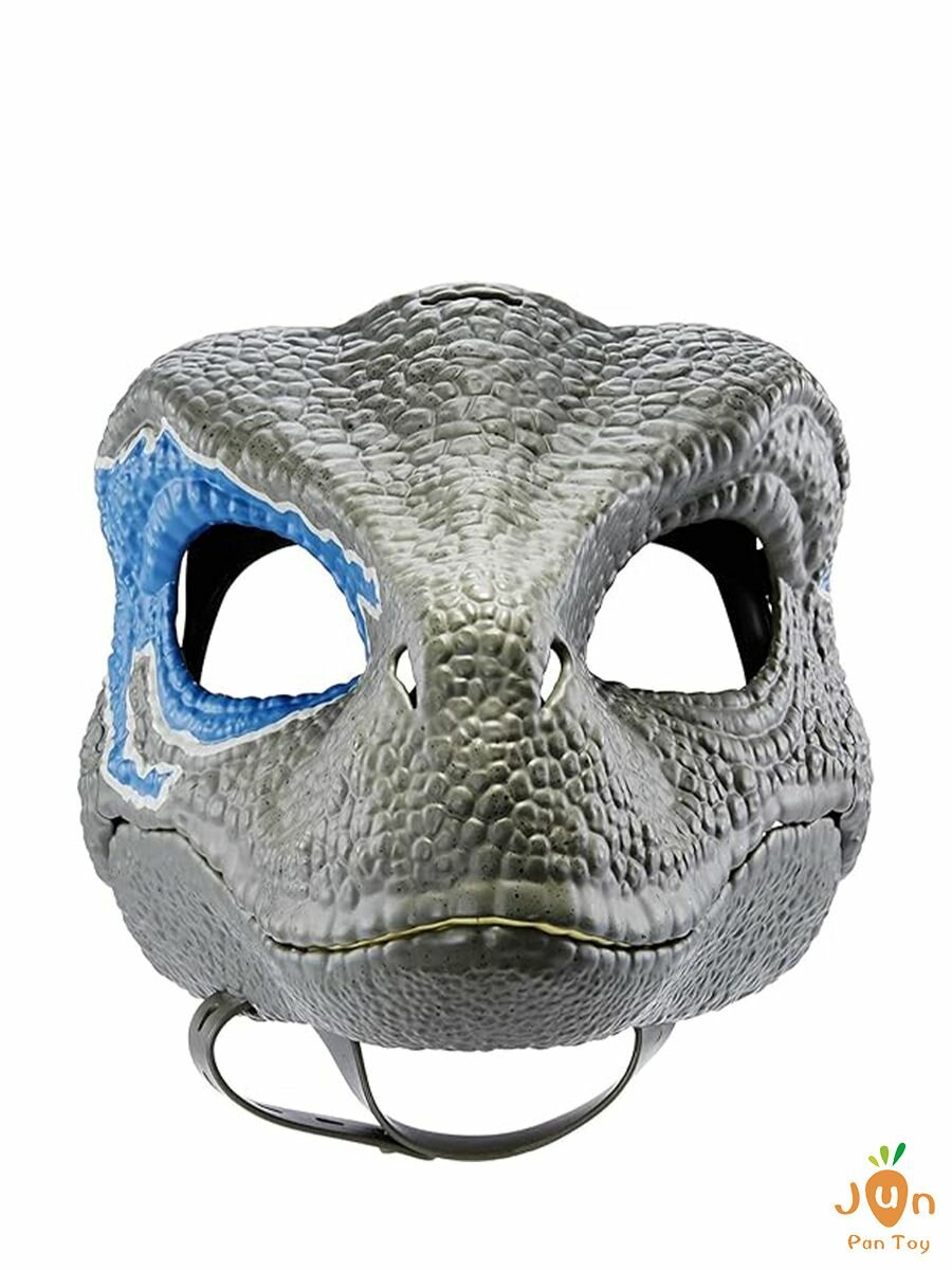 Mattel Jurassic World Chaos Theory Velociraptor Blue / детские игрушки, маски велоцирапторов, способные открывать рот, подходят для детей от 4 лет и старше