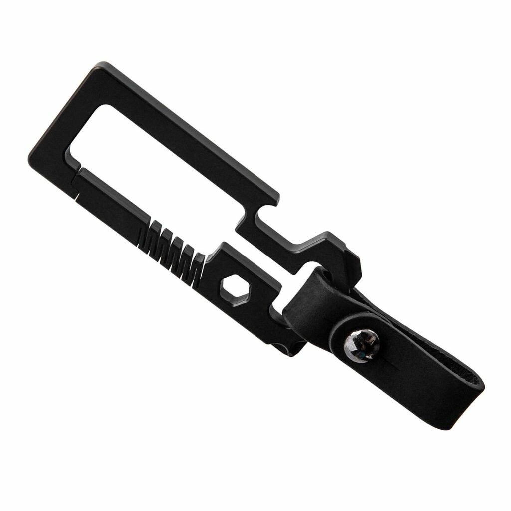 Брелки из титанового сплава с зажимом для уличного инструмента, брелок ключей открывалкой бутылок, отвертка, подвесной пряжкой на талии