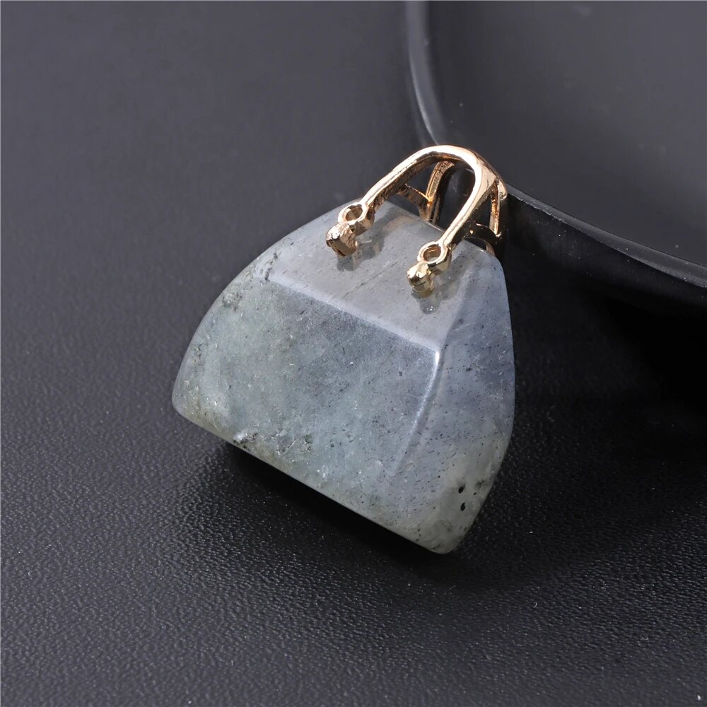 Статуя сумочки из натурального камня vinswet 1PC, Labradorite