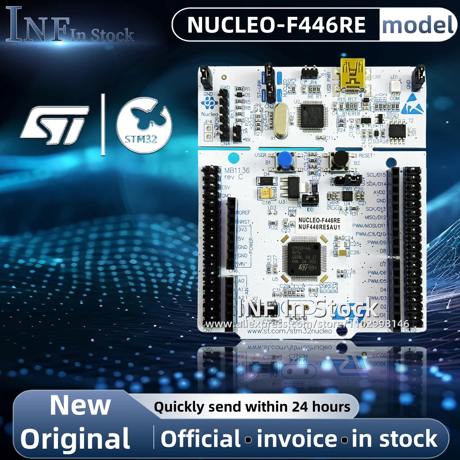 STM32 Nucleo-64 плата