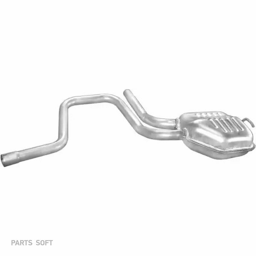 Глушитель задняя часть от официального дистрибьютора, POLMOSTROW, артикул 08234