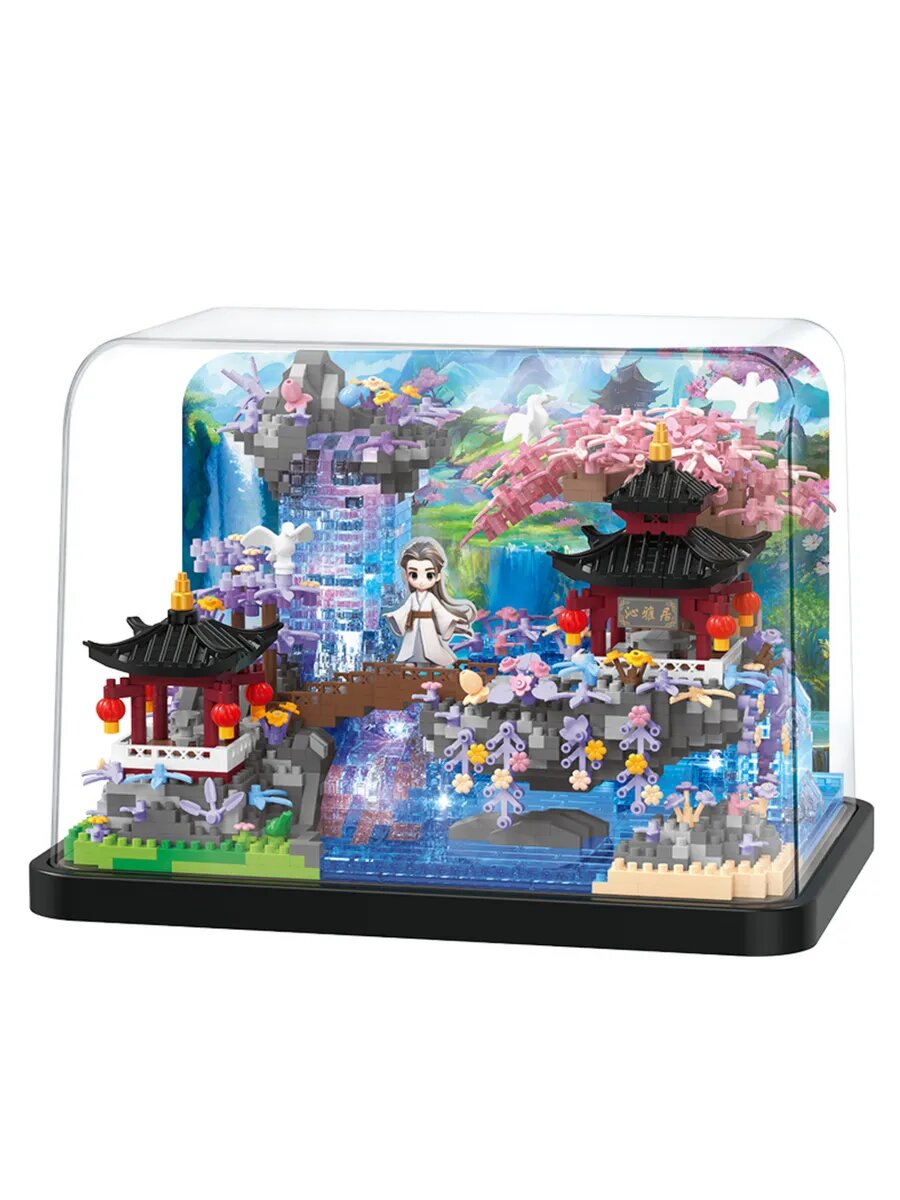 Конструктор Balody BA16360 "Китайский Висячий сад Аниме", 500 деталей