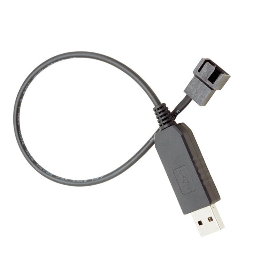USB до 4Pin от 5 В до 12 В Линейный адаптер питания вентилятора ПК с USB-разъемом