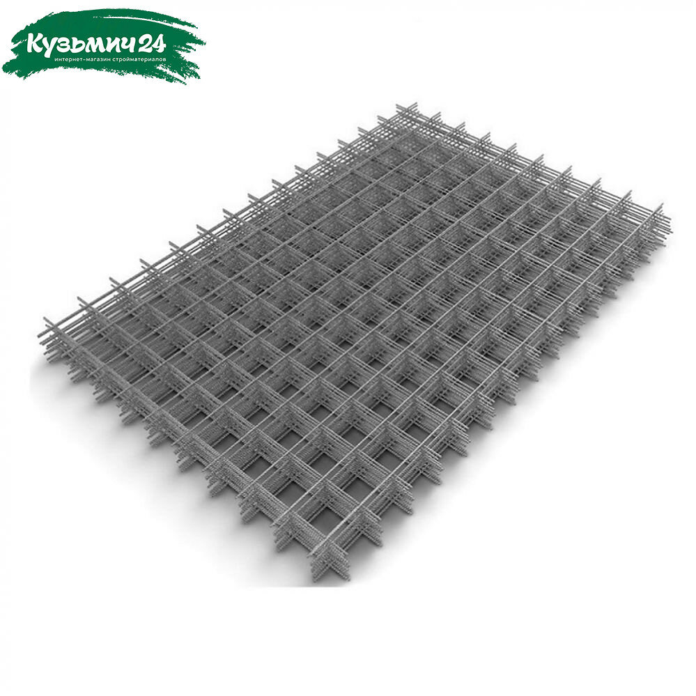 Сетка сварная 2000х1000 мм, ячейка 150х150 мм, d 5.7-6 мм, кладочная, 1 шт.