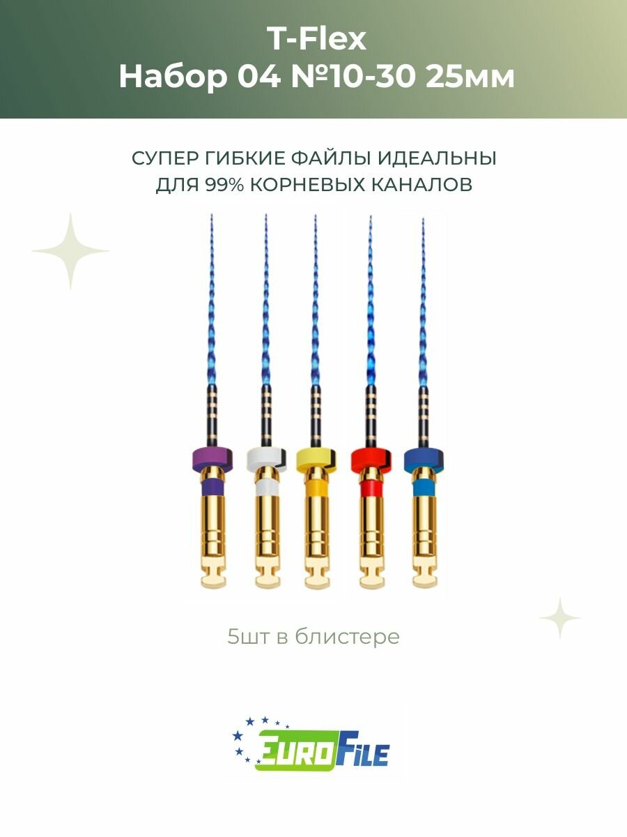 Профайлы машинные Т-флекс T-Flex 25мм 04 №10-30, 5шт Еврофайл
