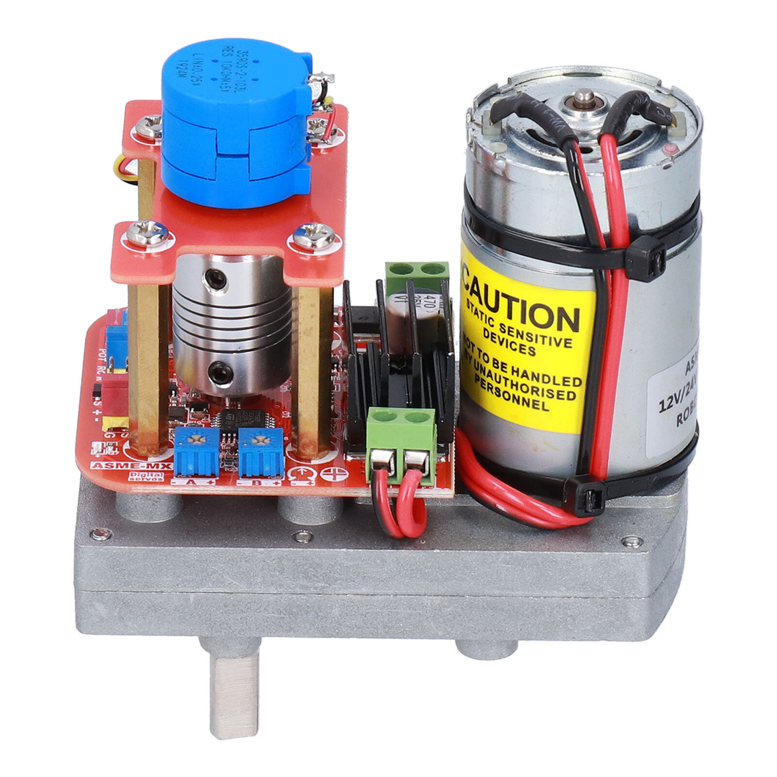 Роботизированный сервопривод сверхвысокого крутящего момента, сплав, 3600 градусов, 10 кругов, 260 кг·см, постоянный ток 12 В/24 В, ASMEMXA.