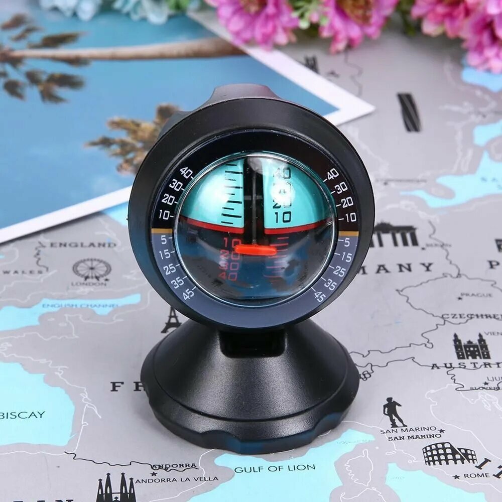 Автомобильный инклинометр Индикатор уровня наклона Измеритель наклона Балансировщик градиента