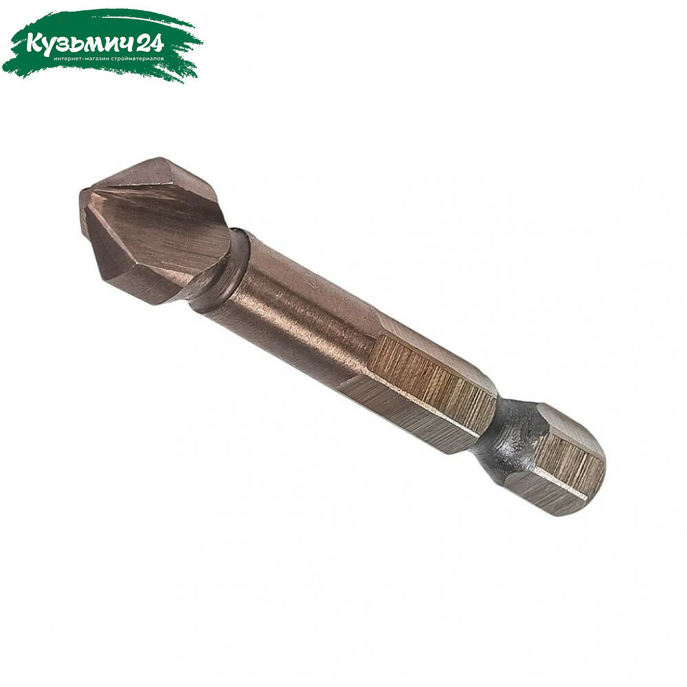 Зенкер конусный Росомаха 705505 по металлу под М5, HSS-G P6M6, Extreme COBALT 5%, 10.4x50 мм