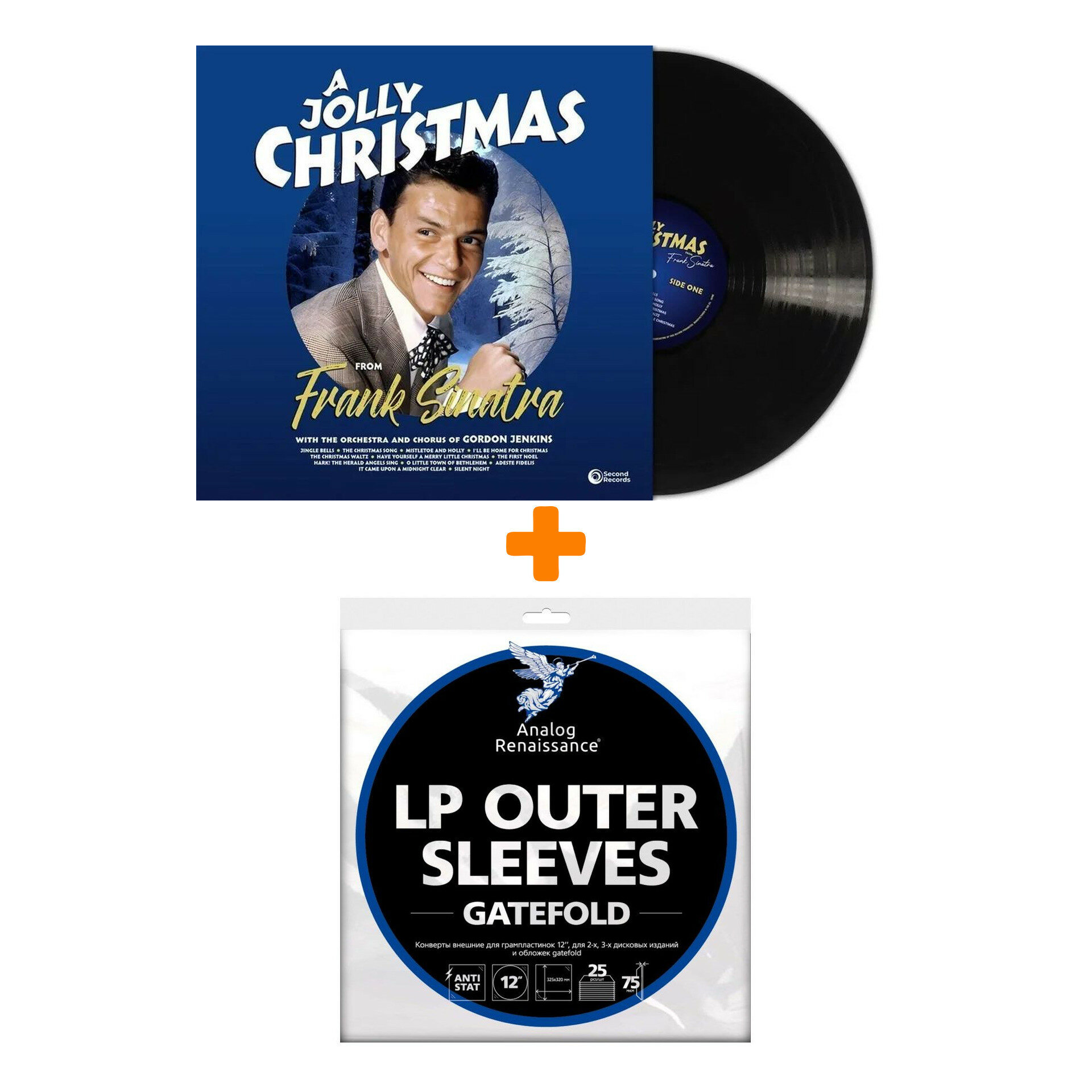Sinatra Frank A Jolly Christmas From Frank Sinatra LP + Конверт внешний 12" Gatefold 25шт