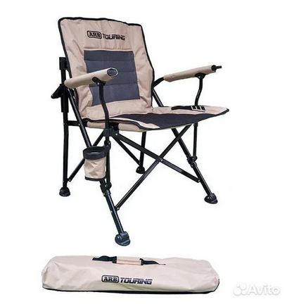 Стул ARB "Base Camp", откидная спинка, максимальная нагрузка 120 кг, металлический каркас
