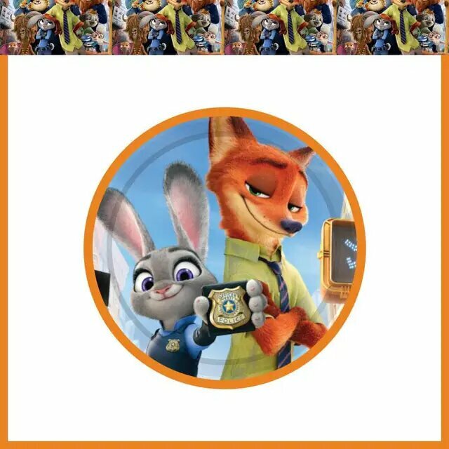 Баннеры для украшения вечеринок в стиле «Зверополис» от Disney, посуда, бумажные украшения для тортов «Джуди», наборы фольгированных шаров на день рождения, аксессуары, подарочные пакеты