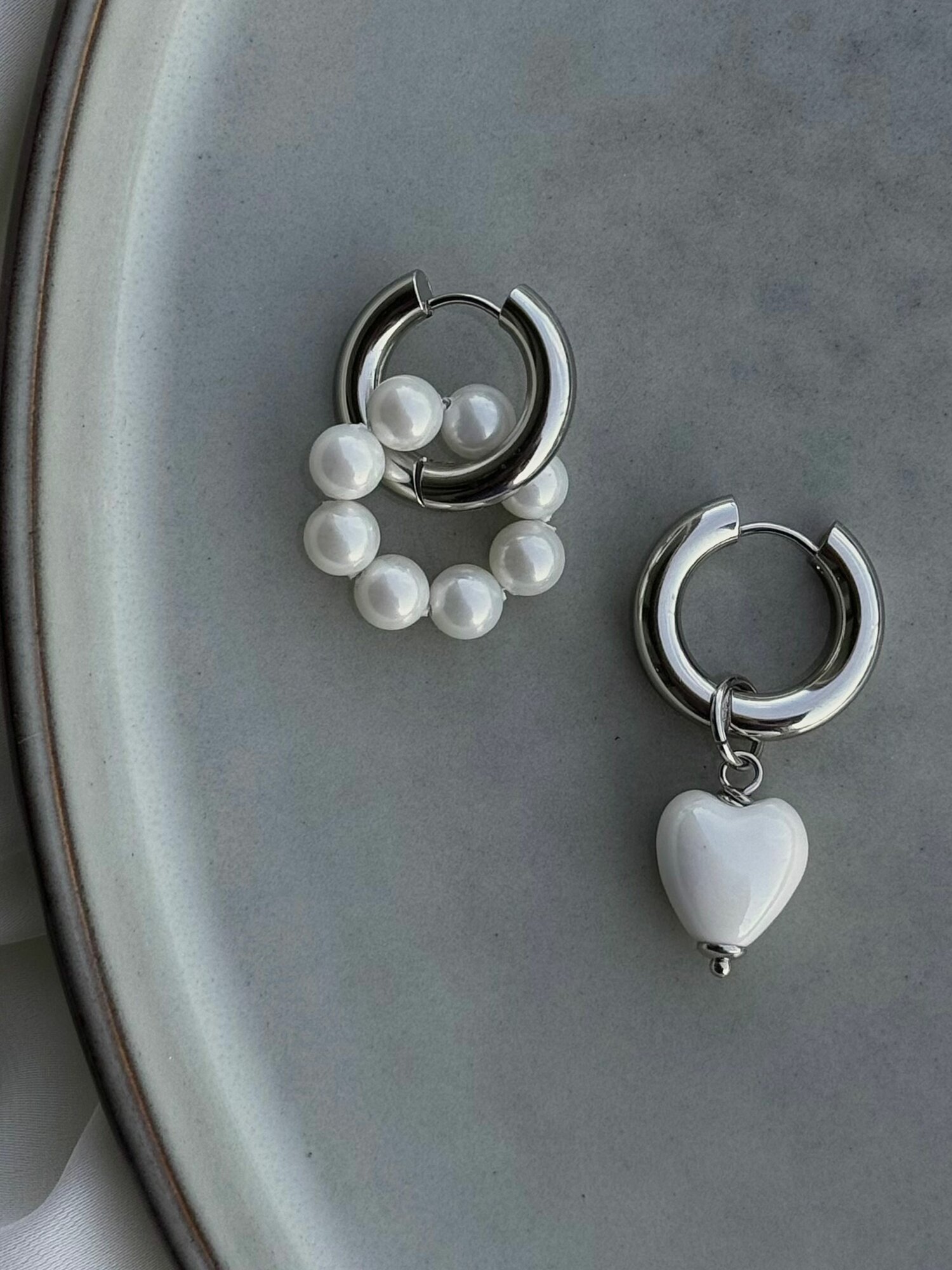 Серьги конго, керамика