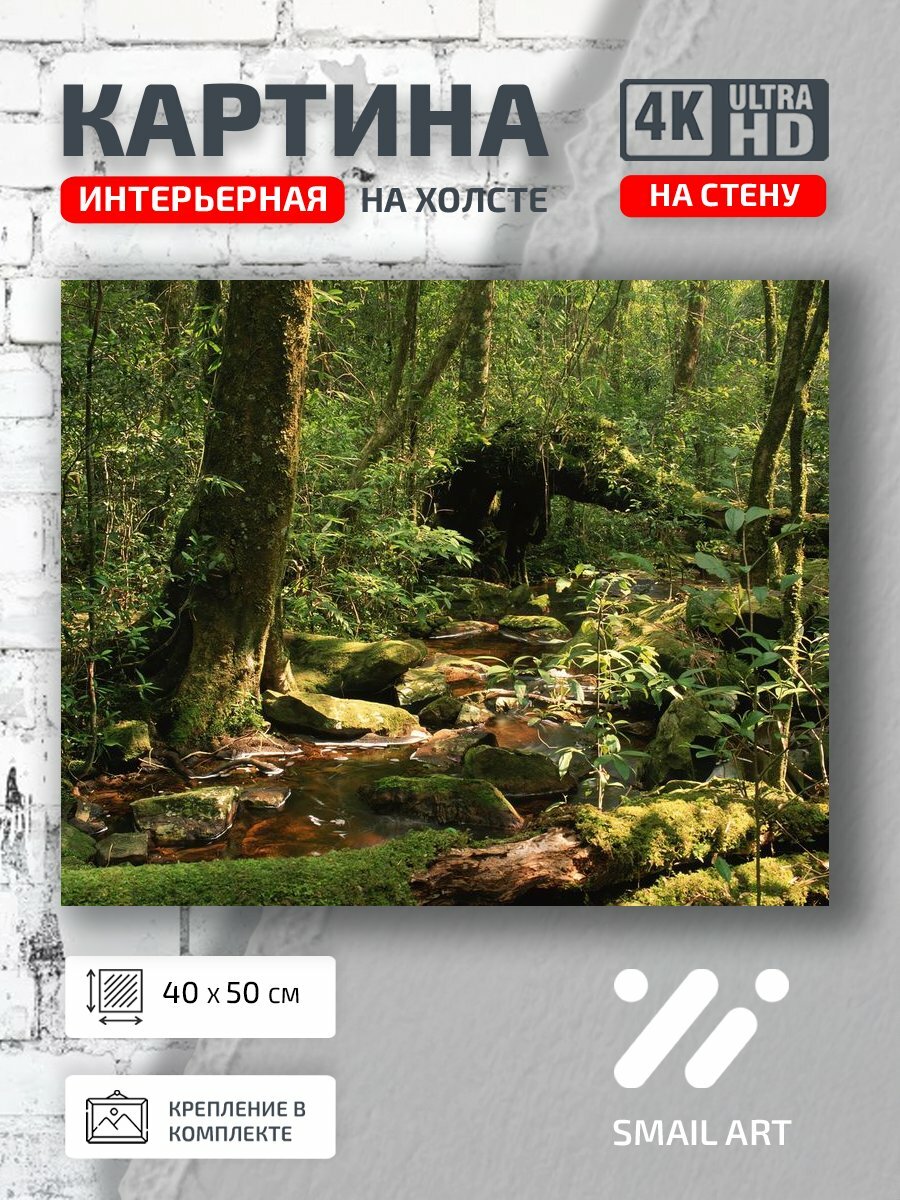 Картина на холсте интерьерная 40 на 50 на стену Тайланд Thailand для офиса атмосфера декор