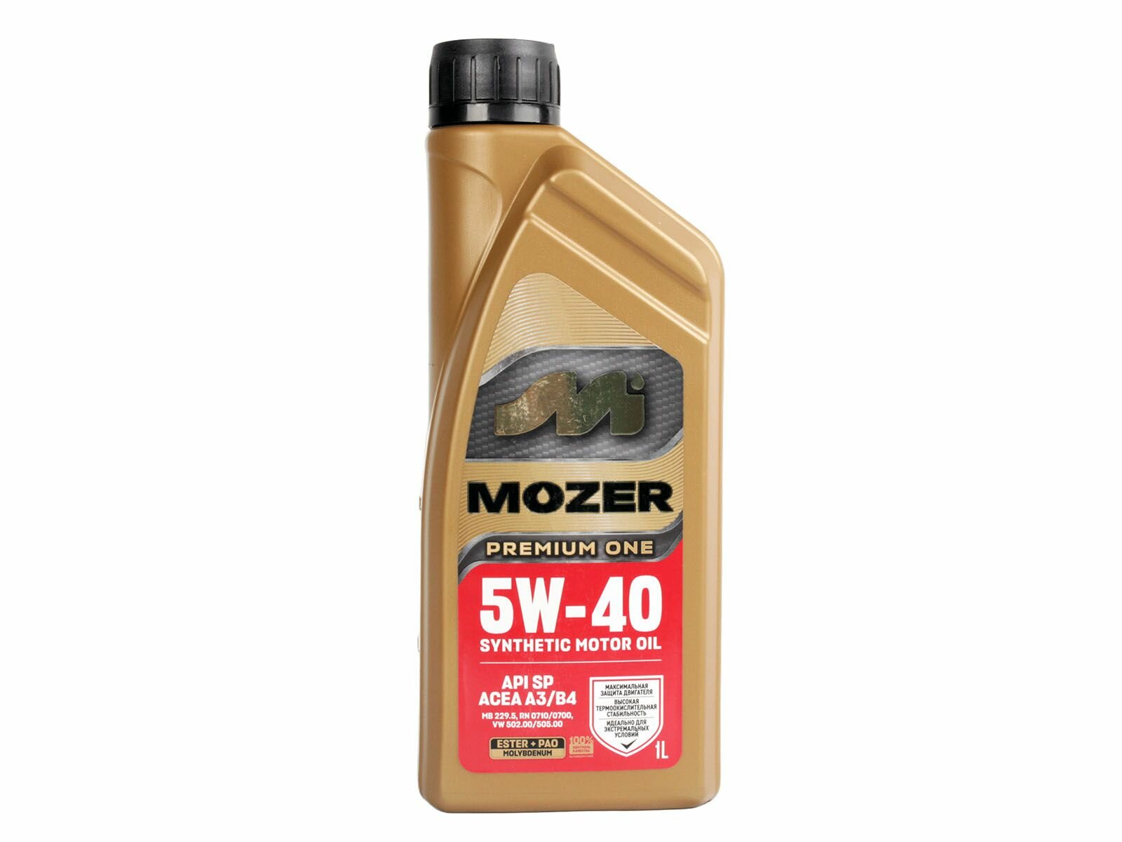 Масло моторное MOZER Premium ONE 5W40 A3/B4 1л
