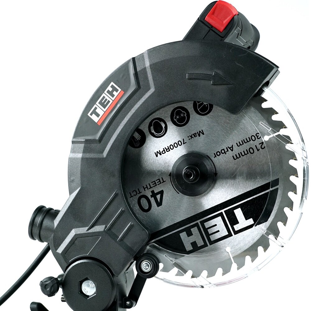 Пила торцовочная TEH TMS21015 1500 Вт, 5200 об\мин, диск 210х30 мм