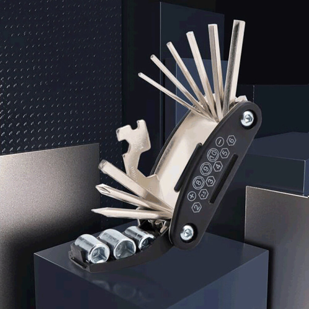 Многофункциональный Набор Инструментов Для Ремонта Мотоциклов ATV Шестигранный Торцевой Ключ 16в1