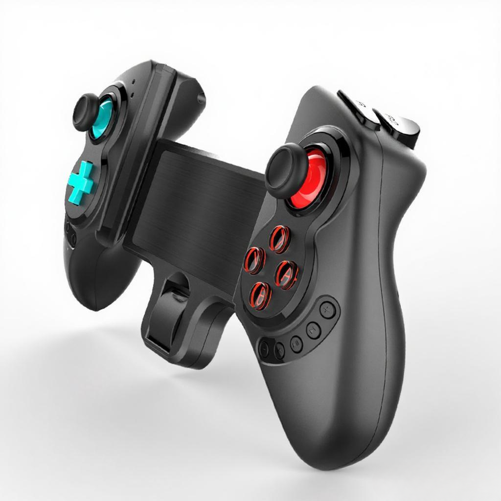 PG-SW029 Телескопический беспроводной BT-игровой контроллер с подзарядкой, ремот-контроллер, джойстик с 6-осевым гироскопом и вибрационной функцией, замена игрового контроллера для N·S PS3 Android планшетов Windows PC, черный