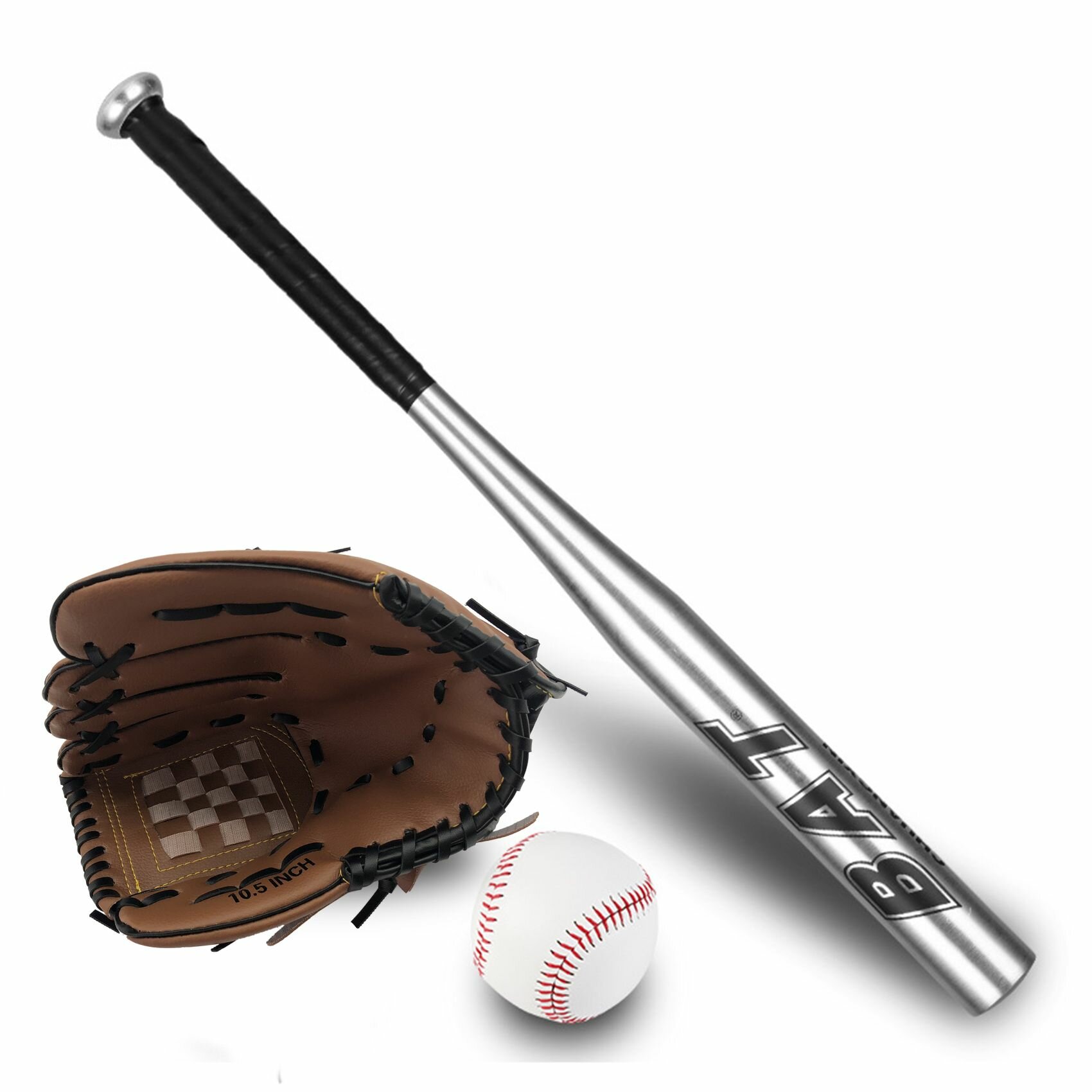 Бейсбольный комплект для подростков, бейсбольная бита из алюминиевого сплава, 25 дюймов, 10,5 дюйма, правосторонняя