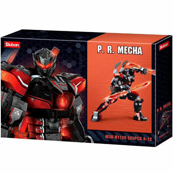 Sluban Конструктор Робот P.R. Mecha Темный странник 585 деталей M38-B1120 с 8 лет