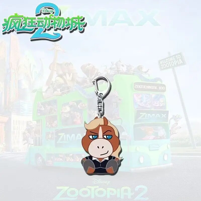 8 стилей, аниме Zootopia 2, периферийные устройства Гэри, акриловый брелок, фигурка ветряного танца, сумка, аксессуар, наконечники, Pendanyt Pawbert, игрушки Джуди — фото 1