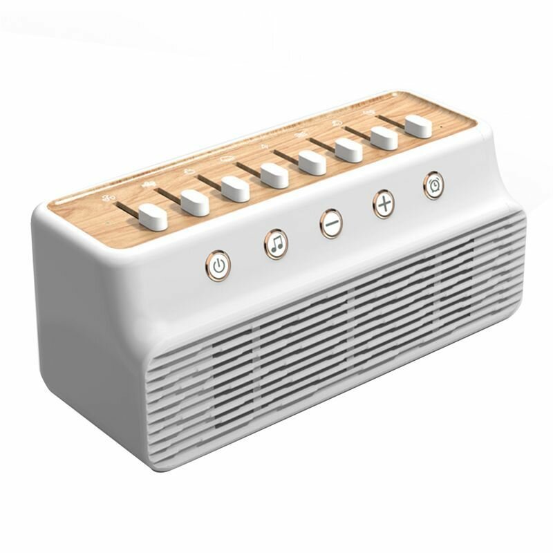 Bluetooth-колонка для сна с белым шумом и 8 естественными звуками, музыкальная шкатулка