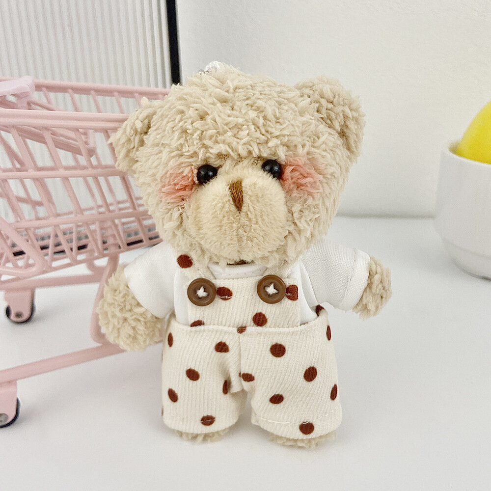 Милый и очаровательный подвеска в виде медвежонка с ремешком, мультяшный сыр, ключница, плюшевая игрушка, подвеска для сумки девочки