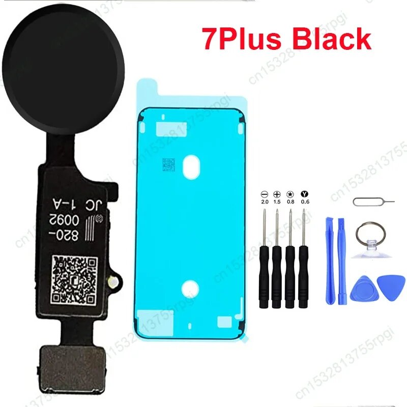 Универсальная замена кнопки «Домой» для iPhone 7, 8 Plus SE2020 SE3, решение с функцией возврата назад без Touch ID, бесплатные инструменты for iPhone 7P Black