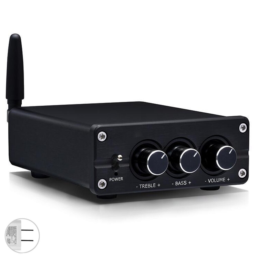 Цифровой Стереоусилитель мини-размера, совместимый с Bluetooth, Поддержка 5 0 для дома