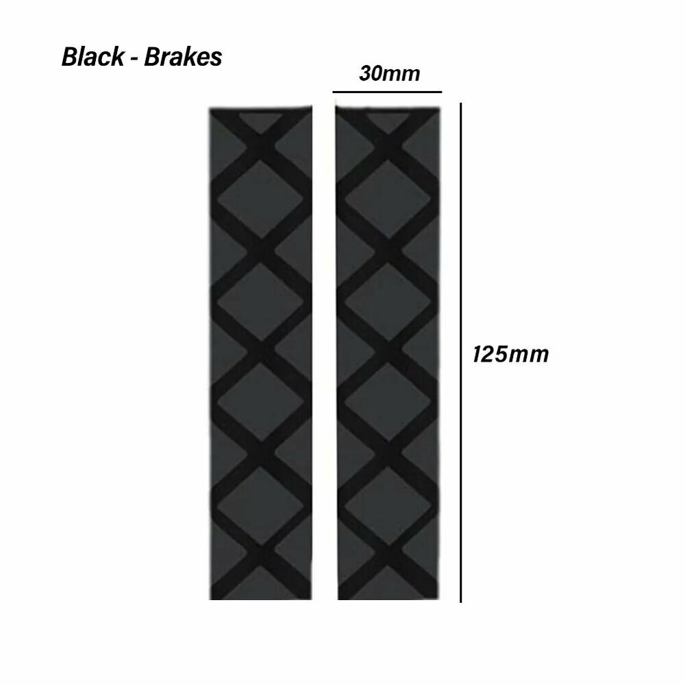 Универсальные резиновые термоусадочные ручки для мотоциклов: нескользящие накладки на руль и защиту рычагов тормозов.