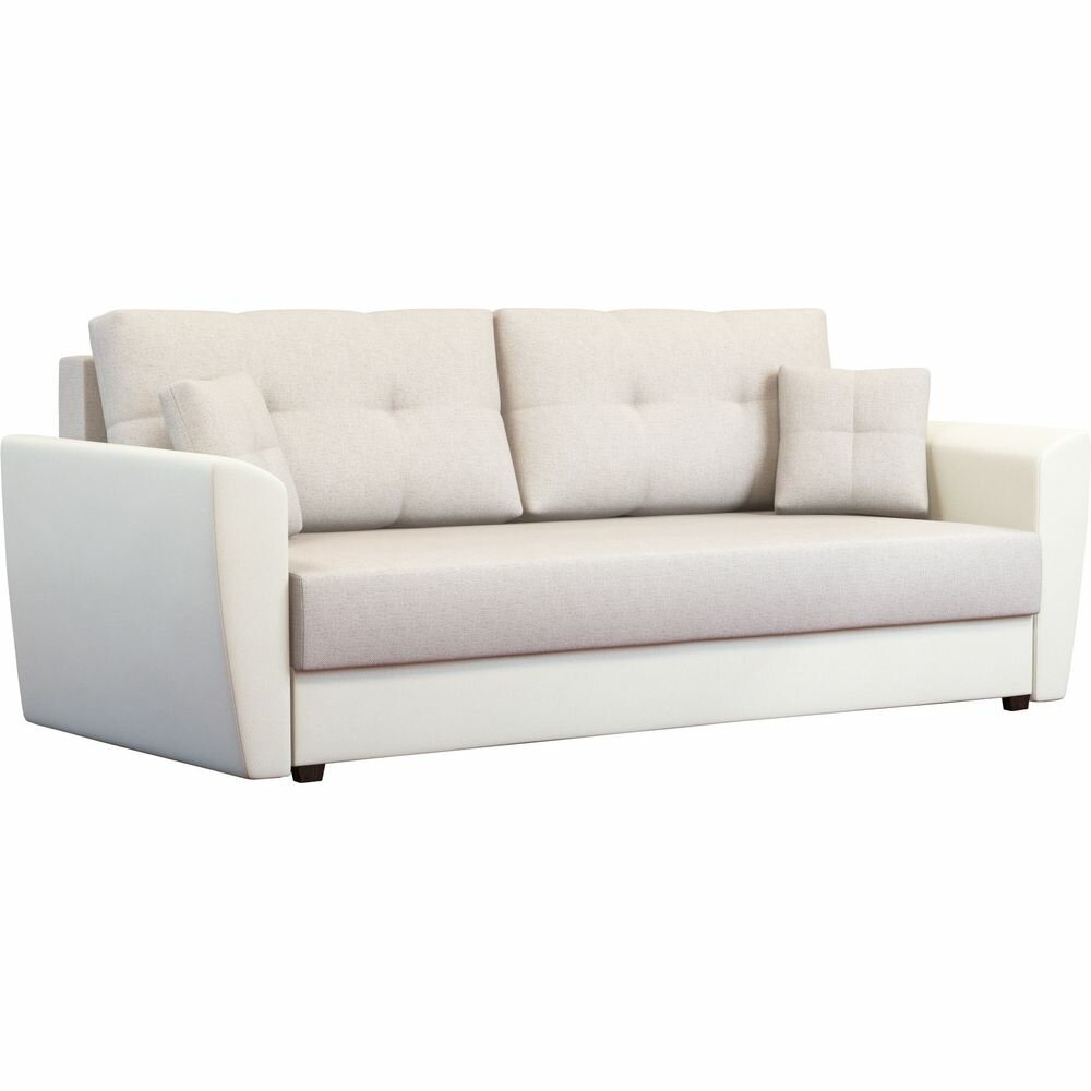 Диван еврокнижка Наш Диван Амстердам А7 рогожка светлая